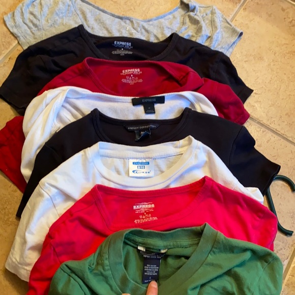 Express | Tops | 7 Tshirt Lot | Poshmark